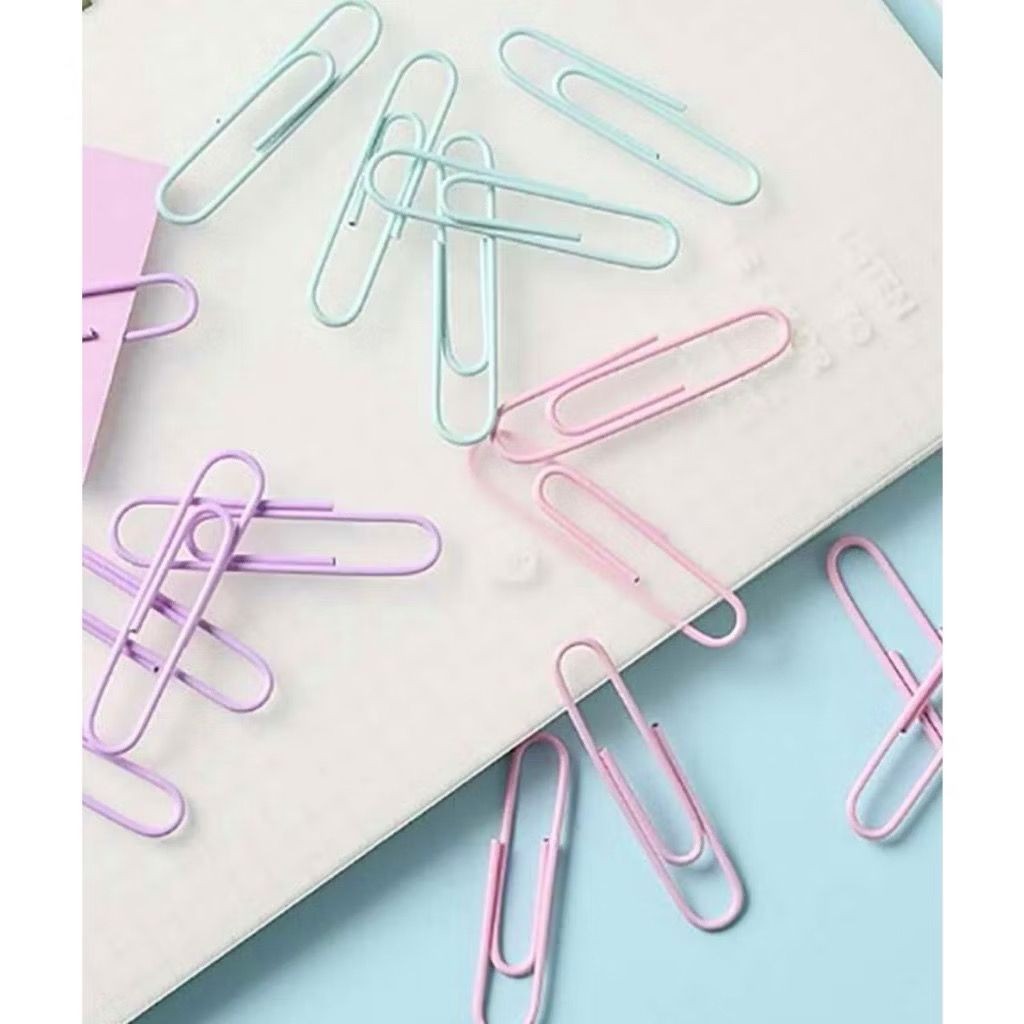 Pacote Com 60 Clips De 28 mm Para Documento Papel Papelaria Fofa ...