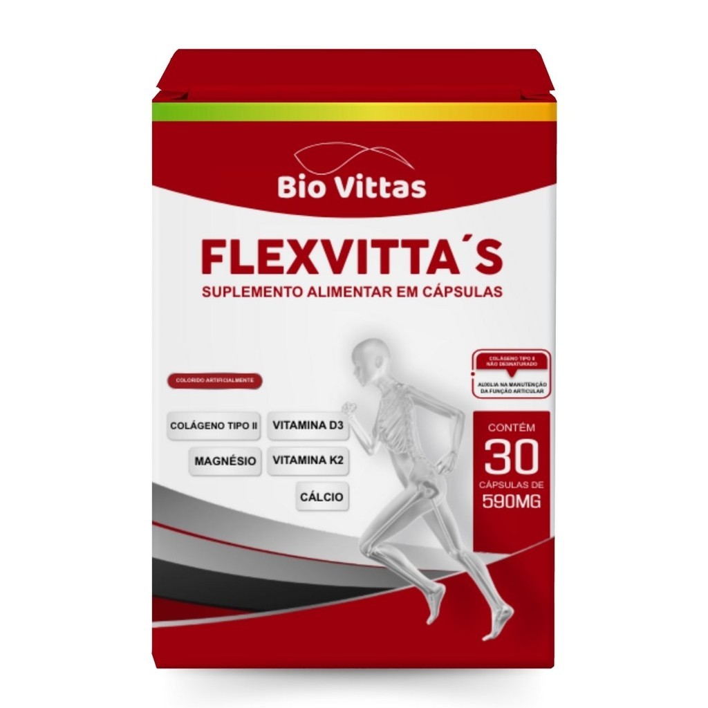 FlexVitta's 30 Cáps - Bio VItta's | Shopee Brasil