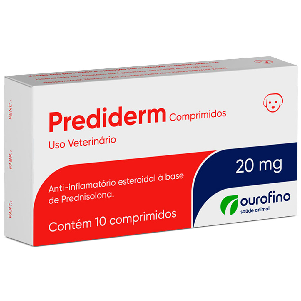 Prediderm 20mg 10 Comprimidos | Shopee Brasil