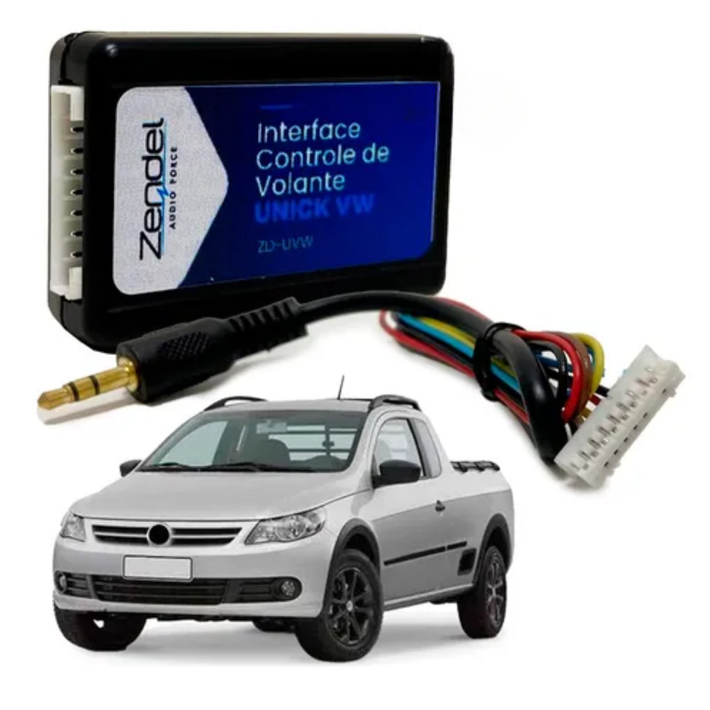 Interface Comandos De Volante Zendel Vw Gol Saveiro Voyage Fox Golf | Shopee Brasil