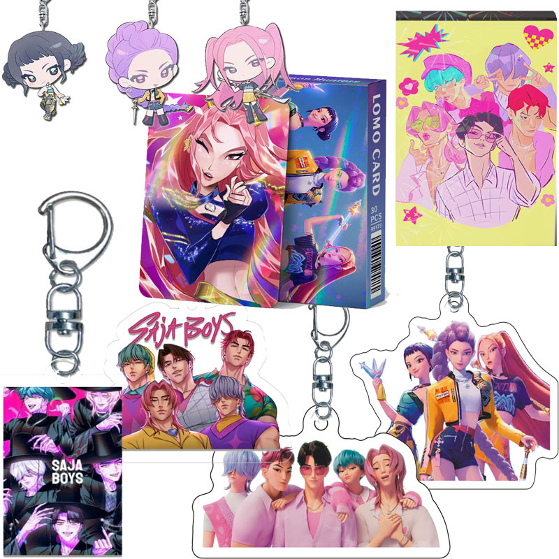 Saja Boys Kpop Demon Hunters Photocards Rumi Jinu Derpy Tiger Chaveiro Colecionáveis | Shopee Brasil