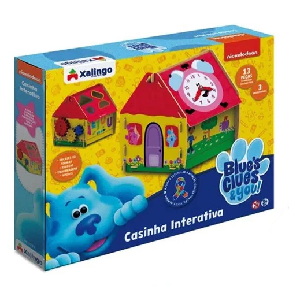 Casinha Didatica Interativa Blues Clues 55387 Xalingo | Shopee Brasil