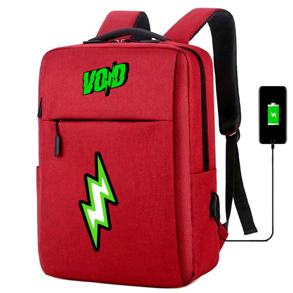 Mochila Unissex Infantil Escolar Estampa DTF Void Raio Verde Rosas Com ...