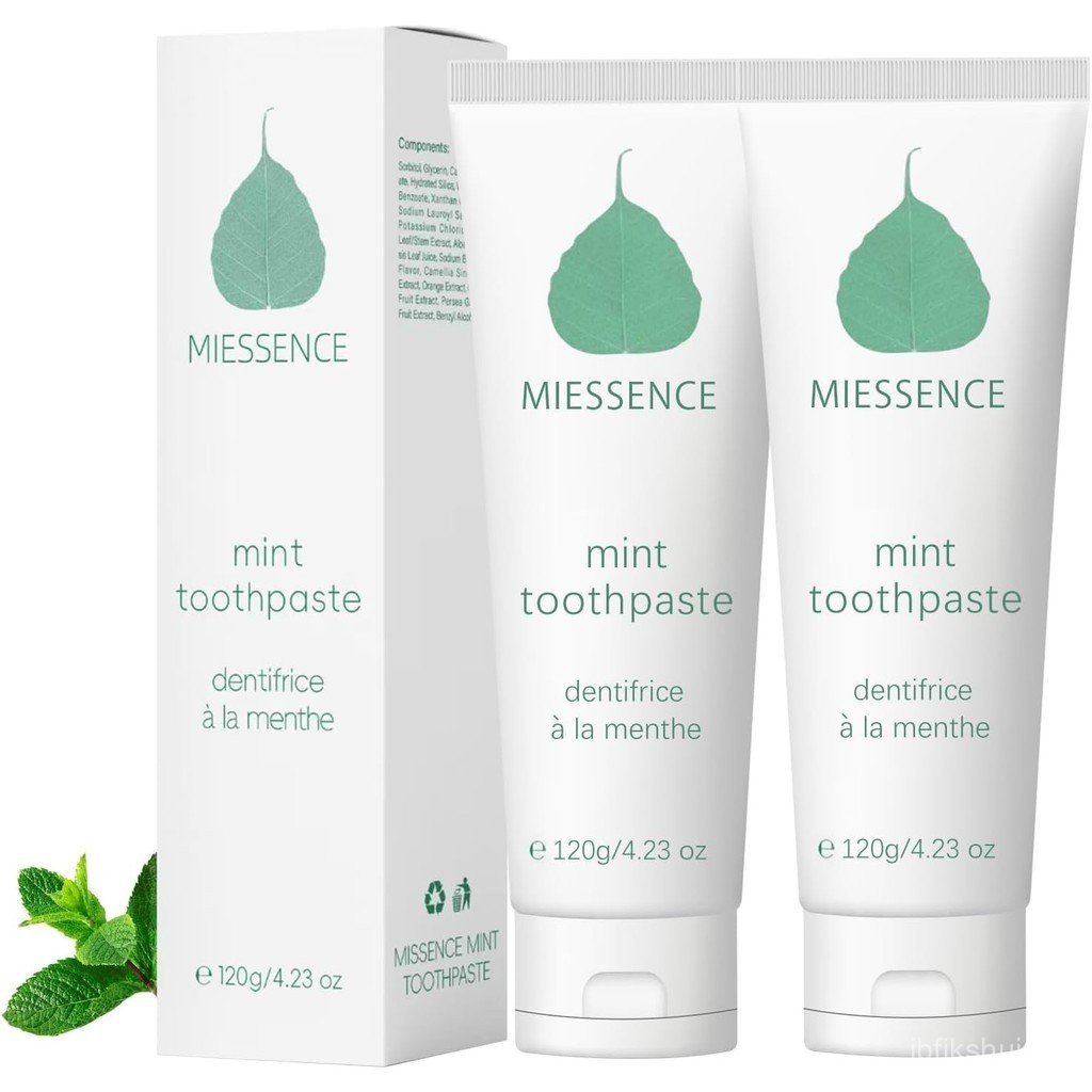 Conjunto de 2 Pacotes de Pasta de Dente Miessence, Pasta de Dente de ...