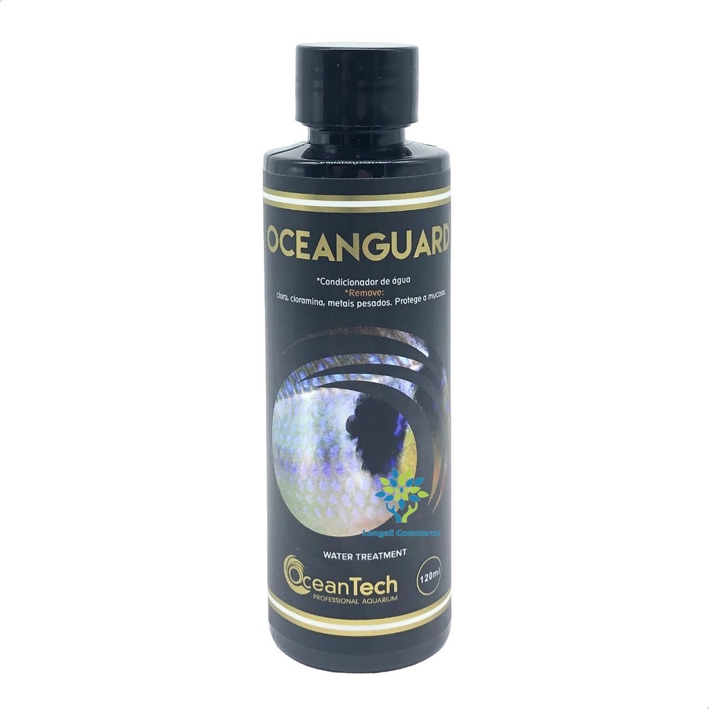 Ocean Guard 120ml Anti Cloro Ocean Tech Para Aquário E Lago | Shopee Brasil