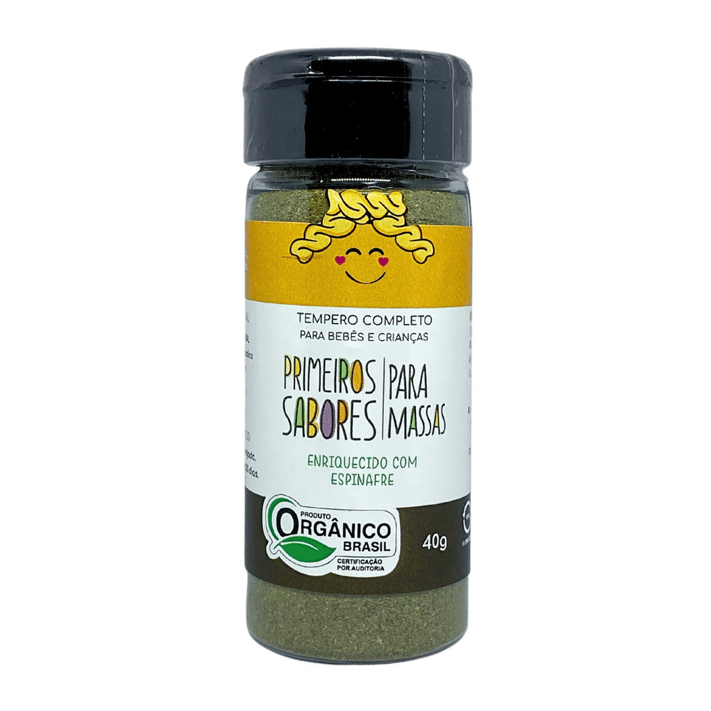 Tempero Primeiros Sabores Para Massas Orgânico Terra Amor Flip Top 40 g ...