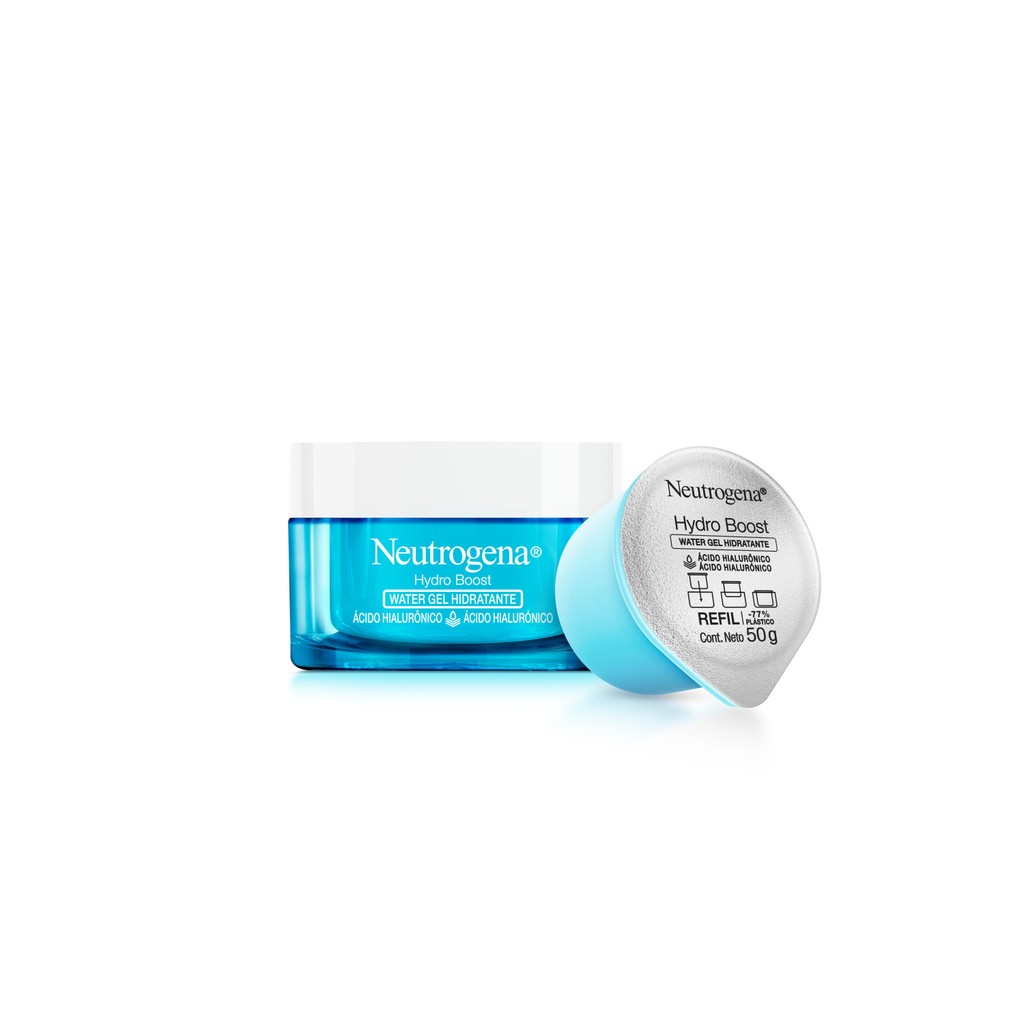 Kit com Hidratante Facial Neutrogena Hydro Boost Water Gel 50g + Refil ...