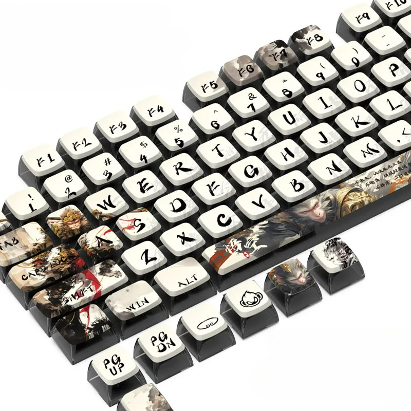 Mito Preto : Wukong Pudding Keycap Transmissão De Luz De Quatro Lados ...