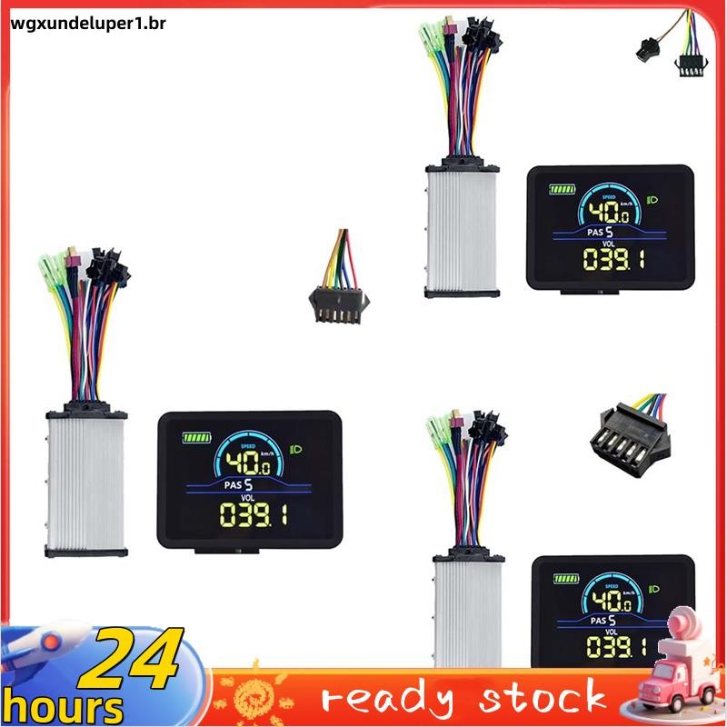 P5C Visor LCD De Bicicleta Elétrica 24V-60V + 36V/48V 350W Controlador ...