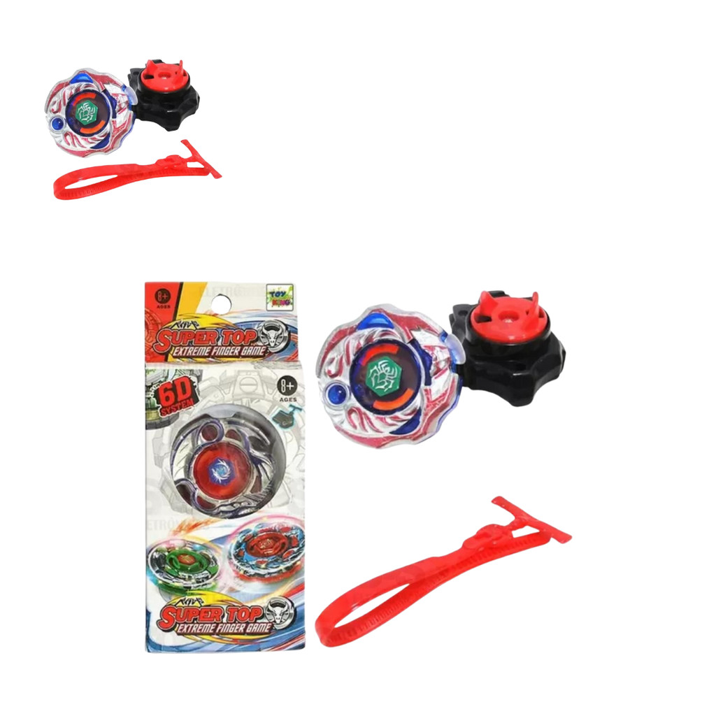 Beyblade Pião Luz de LED 6D Super Top Toy King | Shopee Brasil