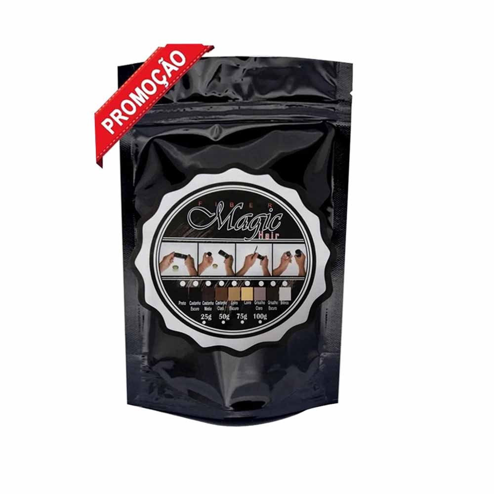 Magic Hair Concentrado Fibra de Queratina Maquiagem Capilar - 100g | Shopee Brasil