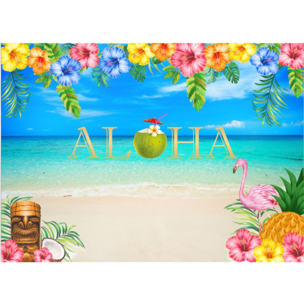 Painel Aloha Em Tecido 1,50x2,00 | Shopee Brasil