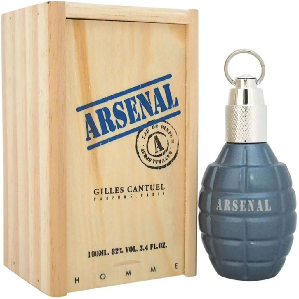 Perfume Arsenal Blue Masculino Gilles Cantuel EDP 100 ml Amadeirado ...