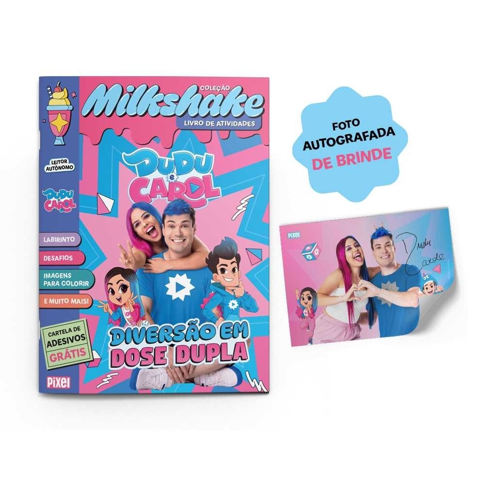 Livro Coleção Milkshake Dudu E Carol Diversão Em Dose Dupla Edição