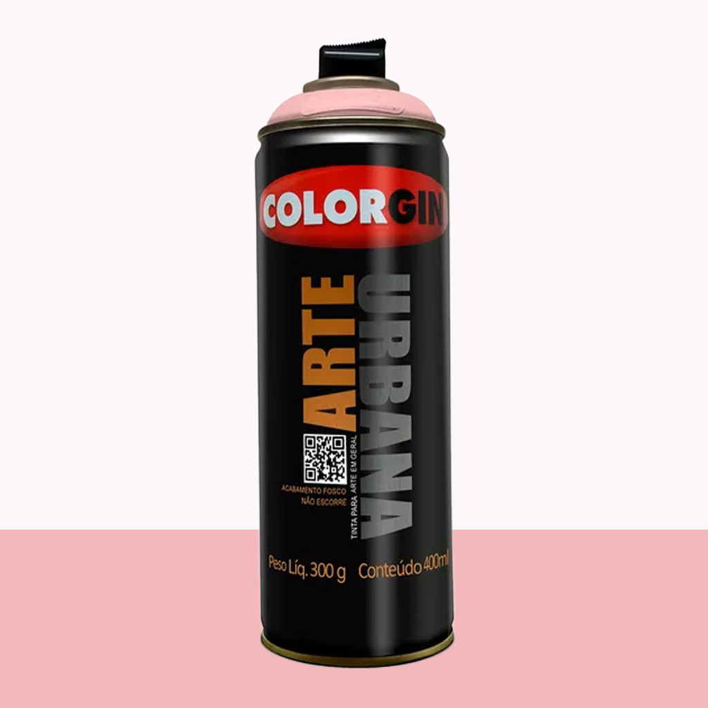SPRAY COLORGIN ARTE URBANA - ROSA PÉTALA / 999 | Shopee Brasil