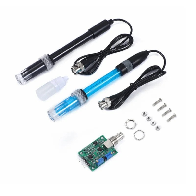 PH líquido 0-14 Valor Regulador Sensor Sensor Módulo Monitoramento ...