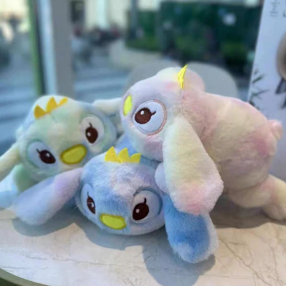 Pelucia stitch azul ou stitch rosa ou stitch verde Angel 25 cm | Shopee ...