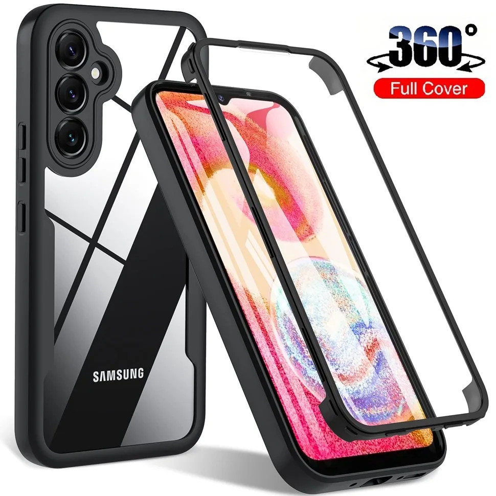 Capa 360 Para Samsung Galaxy A05S A05 A15 A25 A35 A55 A04S A04 A14 A24 A34 A54 A03S A03 Core A13 ...