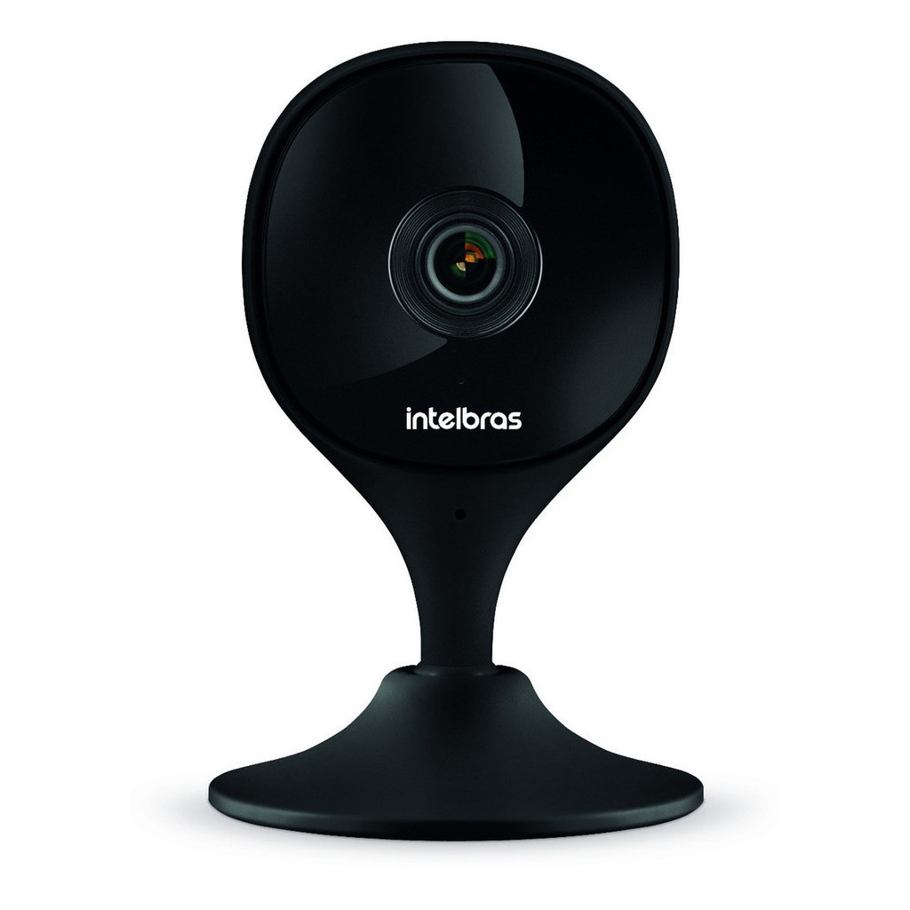 CAMERA DE VIDEO WI-FI FULL HD IMX C PRETA INTELBRAS VIA APP | Shopee Brasil