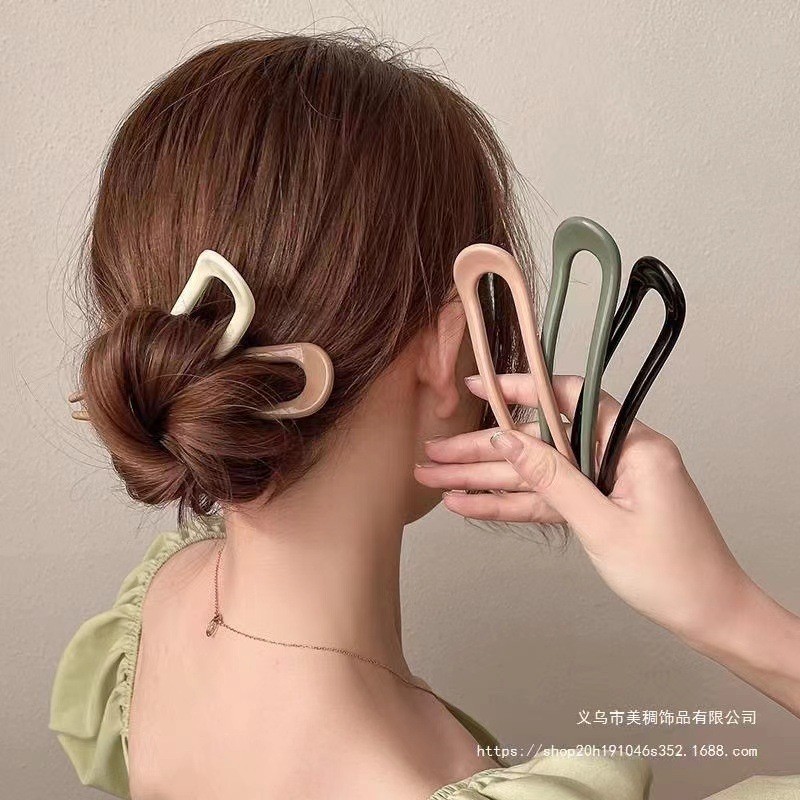 M&P U Shape Wave Placa Plástica Para A Cabeça Da Onda Jóias O Cabelo ...