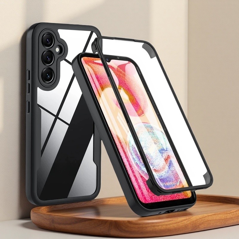 Para Samsung Galaxy A06 A16 A26 A36 A55 5G A35 A15 A25 A05 A03 A13 Silicone Transparente Capa ...