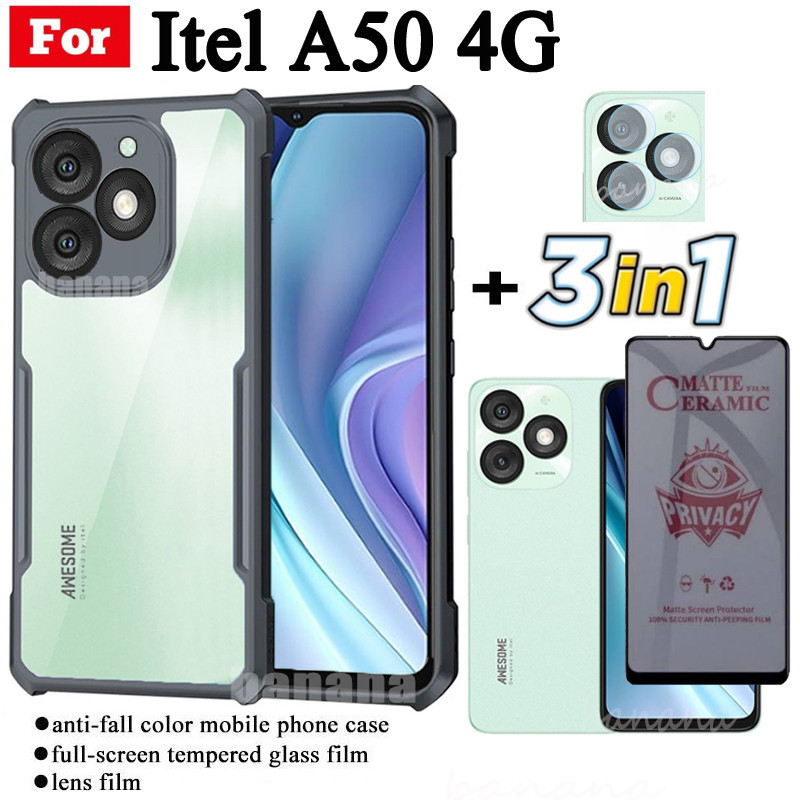 3 Em 1 itel A50 4G Caixa De Telefone À Prova De Choque Para A 50 A5 0 ...