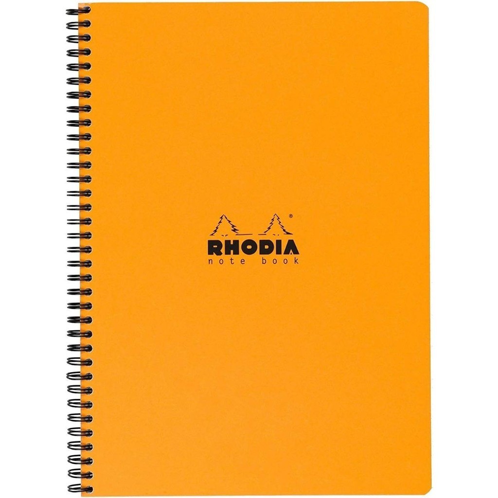 Caderno Rhodia Note Book Capa Laranja - A4+ | Shopee Brasil