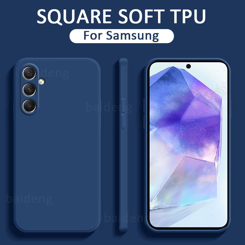 Capa Capinha De Silicone Fosca À Prova De Choque Para Samsung Galaxy A16 A06 A15 A35 A55 A05s ...