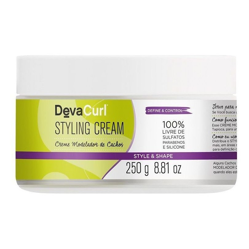 Deva Curl Styling Cream 250g Shopee Brasil