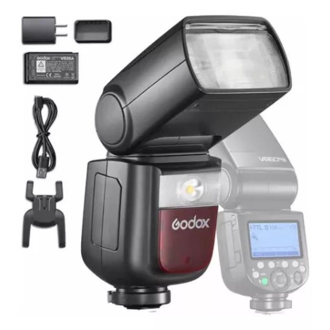 Flash Godox V860 Iii Ttl Hss Com Luz Modelagem para Canon Nikon SONY ...