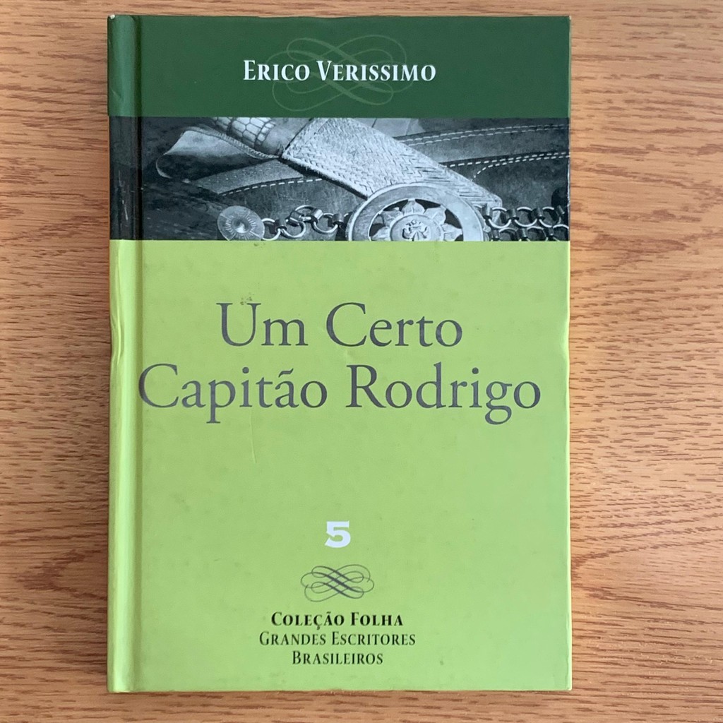 LIVRO UM CERTO CAPITÃO RODRIGO - ERICO VERISSIMO | Shopee Brasil