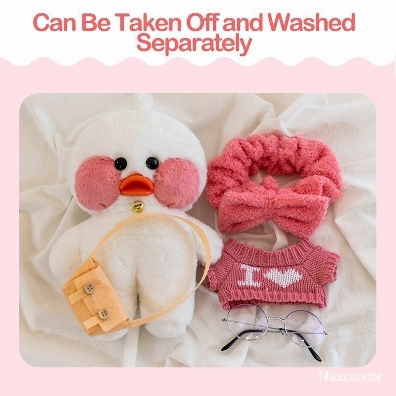 (DIY) 30 cm Lala Fan Plush Duck, boneca animal dos desenhos animados ...