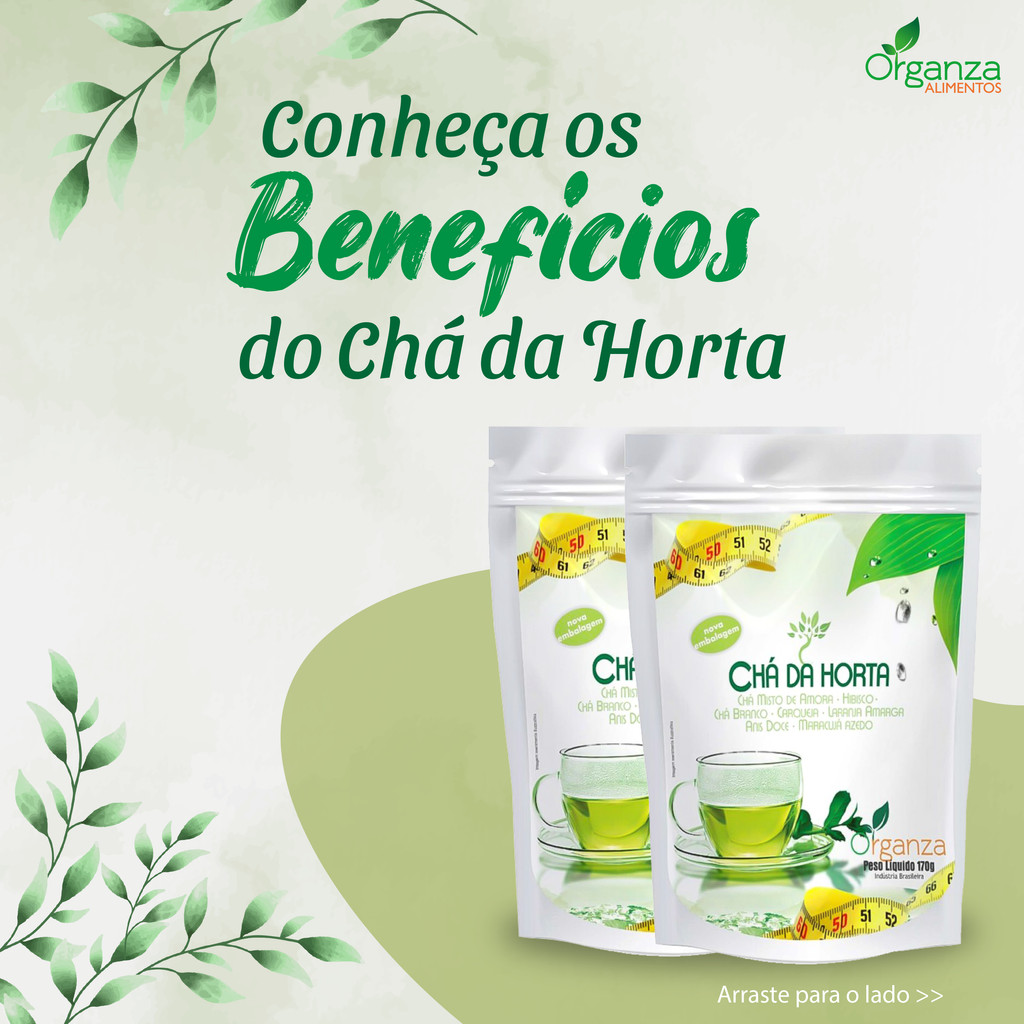 Chá da Horta Ervas Funcionais para Saúde Equilíbrio e Sabor Natural ...