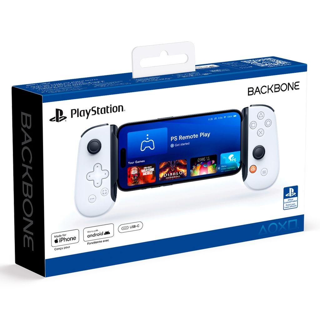Backbone One PlayStation Edition USB-C White | Shopee Brasil