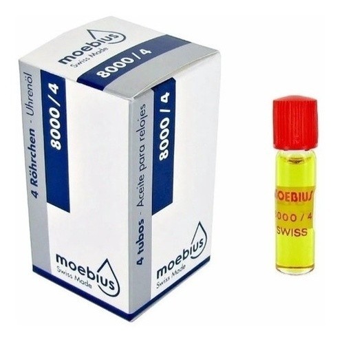Óleo Moebius 8000/4 Com 1ml Para Mecanismo Relojoeiro Da boa com ...