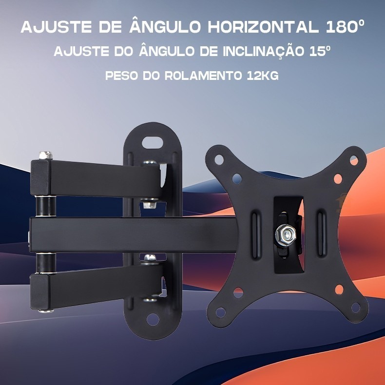 Suportes tv Articulado para lcd led plasma 14 15 17 19 20 22 23 24 26 ...