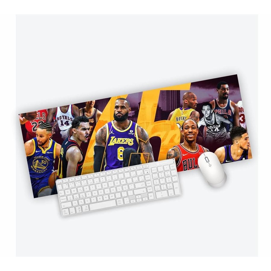 Mouse Pad Grande Gamer Nba Jogadores | Shopee Brasil