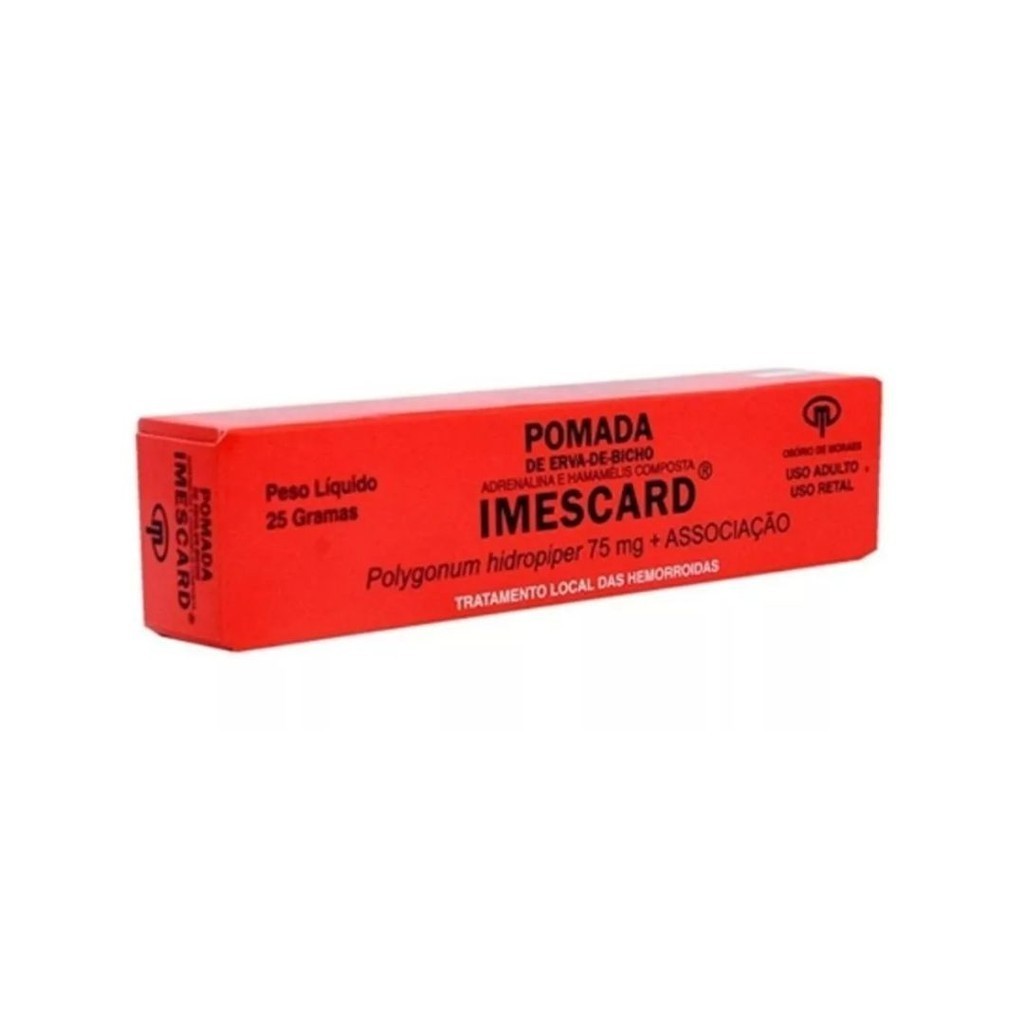 Pomada Imescard 25 Gramas Erva De Bicho Sabor Neutro | Shopee Brasil