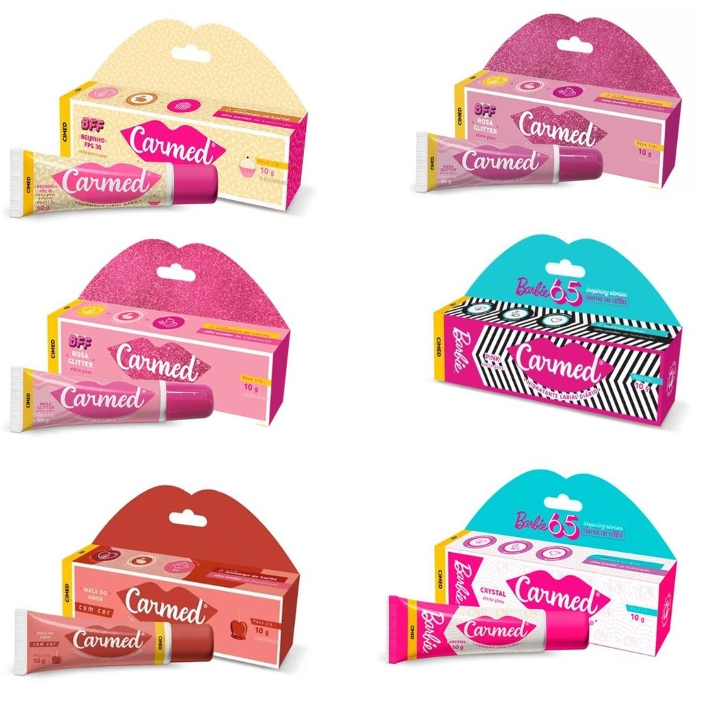 Hidratante Labial Carmed 10g - Cimed | Shopee Brasil