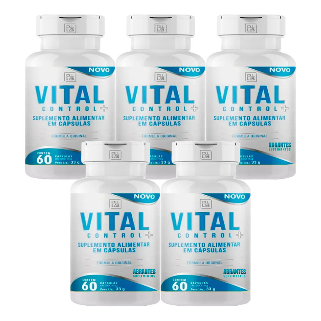 5 Vital Control Original 60 Capsulas Fórmula Inovadora | Shopee Brasil