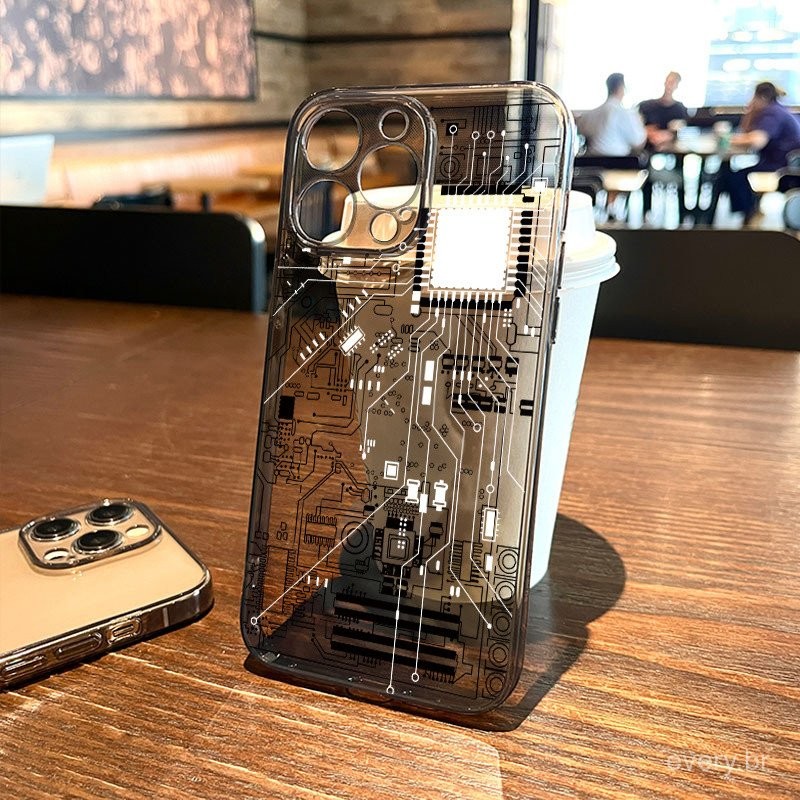Linha de placa de circuito QYJS Capas de telefone para IPhone 11 7 8 ...