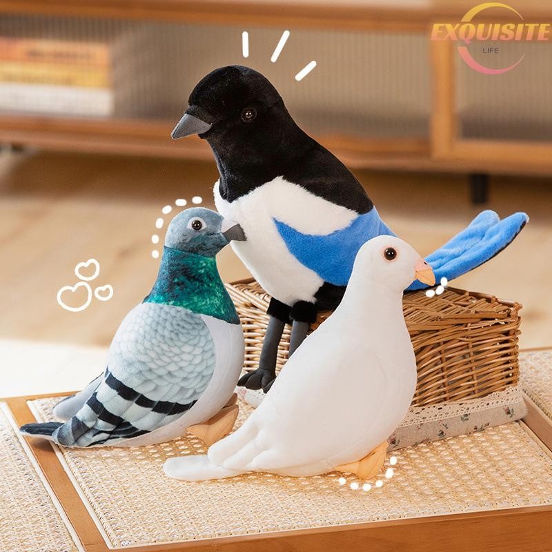 [EL] 1 Peça Simulação Pombo Brinquedo De Pelúcia Desenhos Animados ...