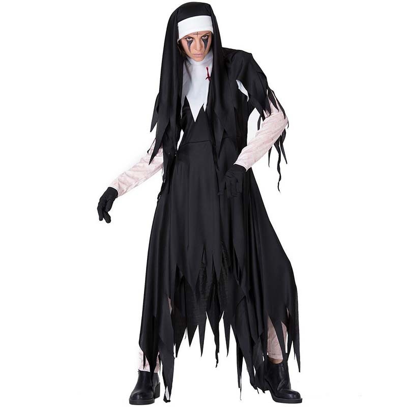 Halloween Zumbi Uniforme Trajes Para Adultos Roleplay Traje Bruxa ...