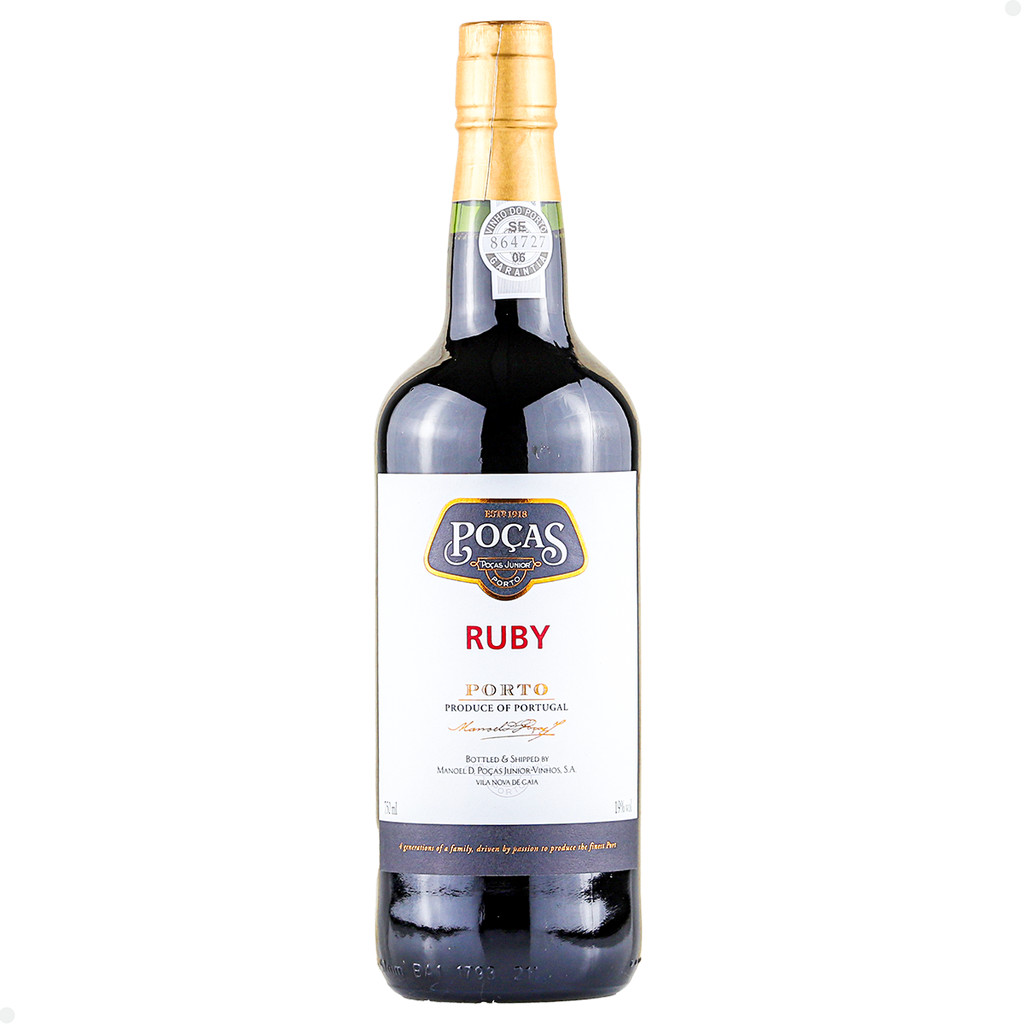 Vinho Portugues Poças Porto Ruby Tinto 750ml | Shopee Brasil