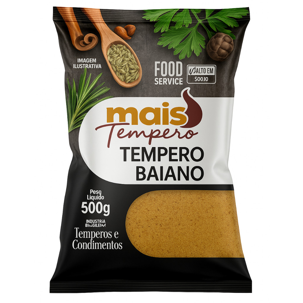 1kg Tempero Baiano Sem Pimenta Moído Premium | Shopee Brasil