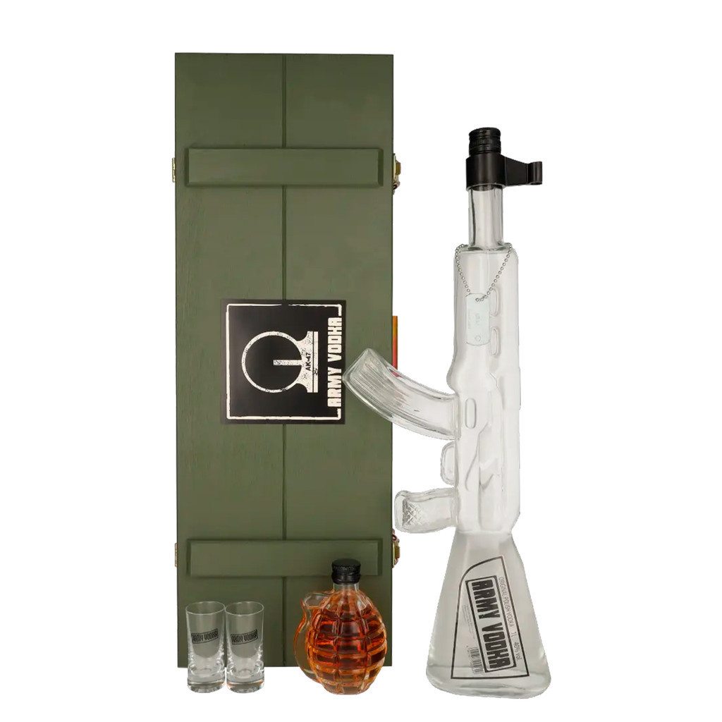 Kit Vodka Red Army Kalashnikov 1l | Shopee Brasil
