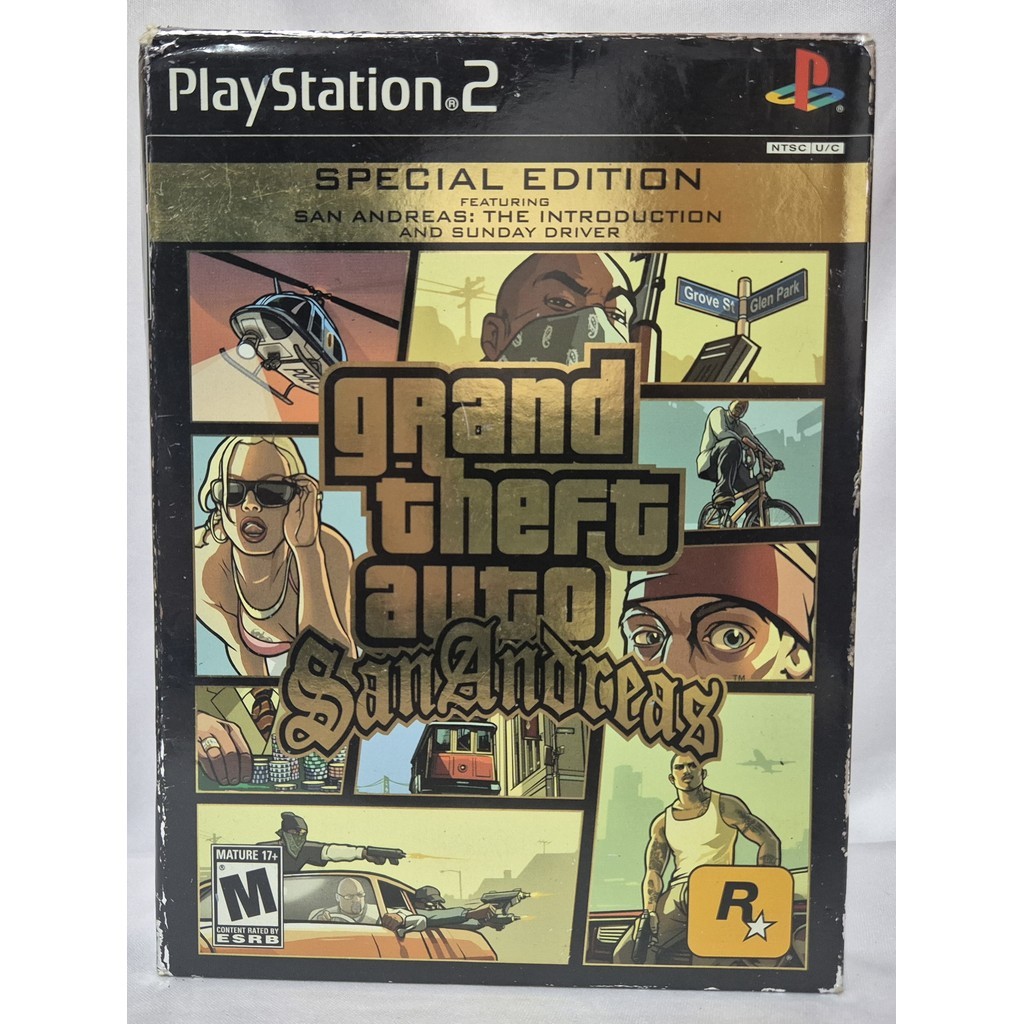 GTA San Andreas Special Edition Original - PS2 - Escorrega o Preço