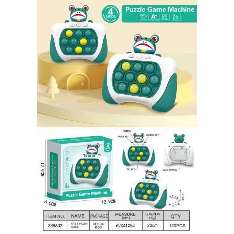 Fast Push Game POP IT Giro Brinquedo Game Anti Stress Ansiedade ...