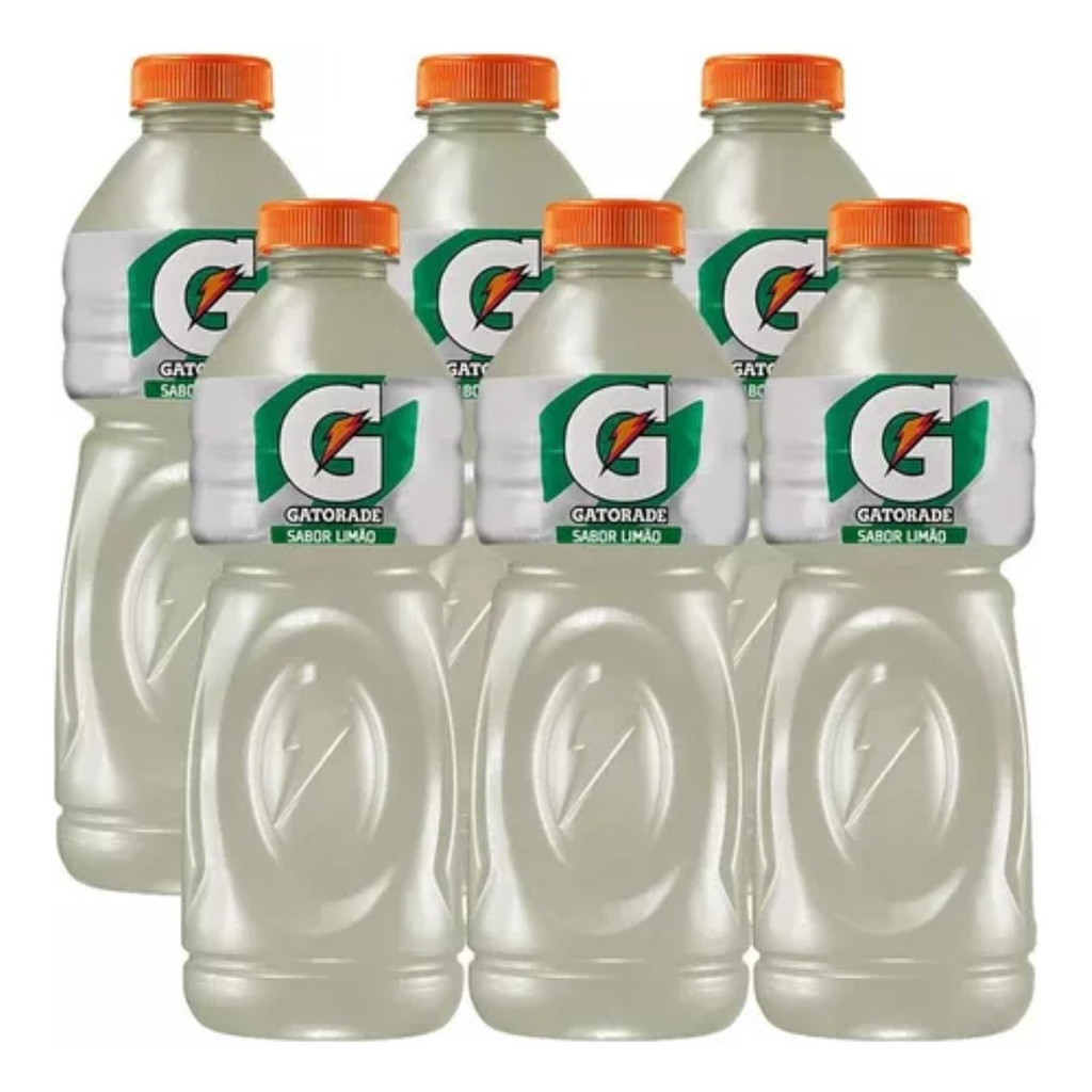 Gatorade Isotônico Limão Kit 6 Garrafas Pet 500ml Promoção | Shopee Brasil