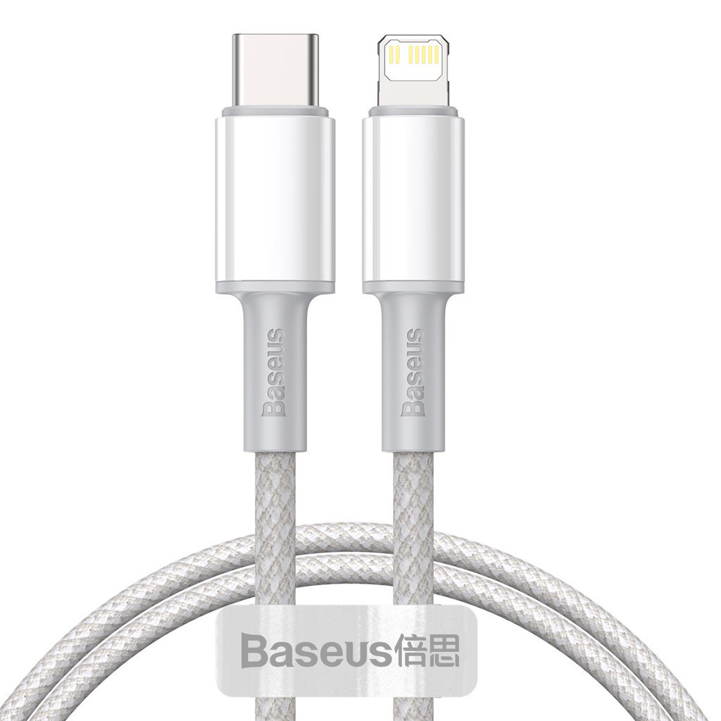 Baseus Cabo Usb-C / Lightning Turbo P/ iPhone PD 20w 1m 7 8 9 X XR 12 13 14 Pro Max Plus ...